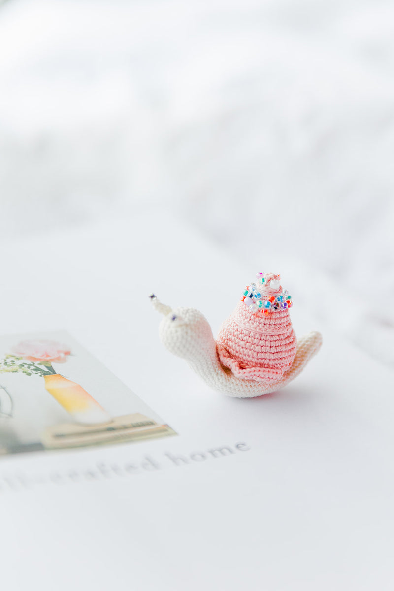 Mini Snail Amigurumi Crochet – Itty Bitty Handmade